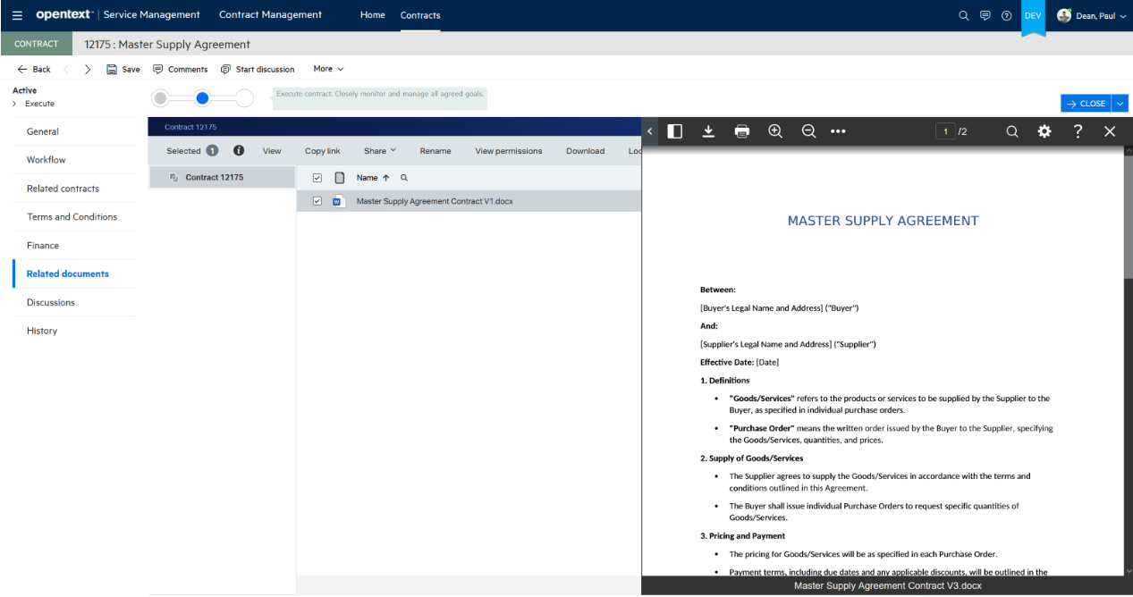 OpenText Documentation Portal